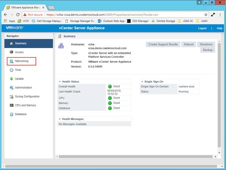 Installing vCenter 6.5 with an External Platform Services Controller ...