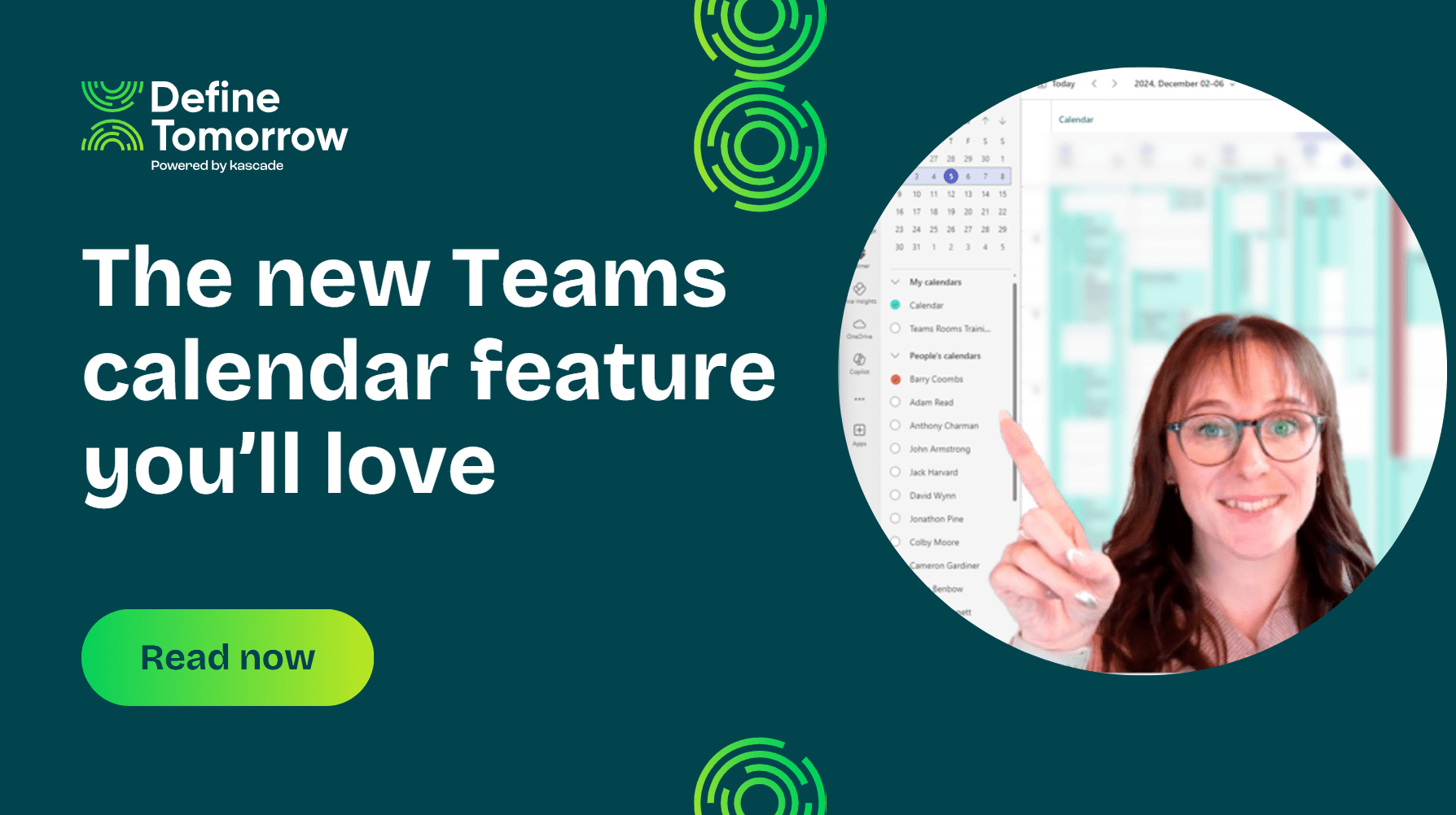 The new Teams calendar feature you’ll love - Kascade